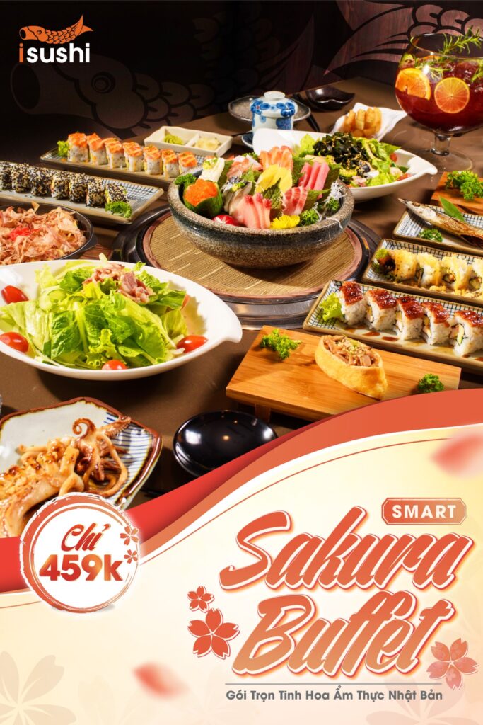 iSushi - Nhà hàng với hơn 100 món đặc sắc đến từ Nhật Bản