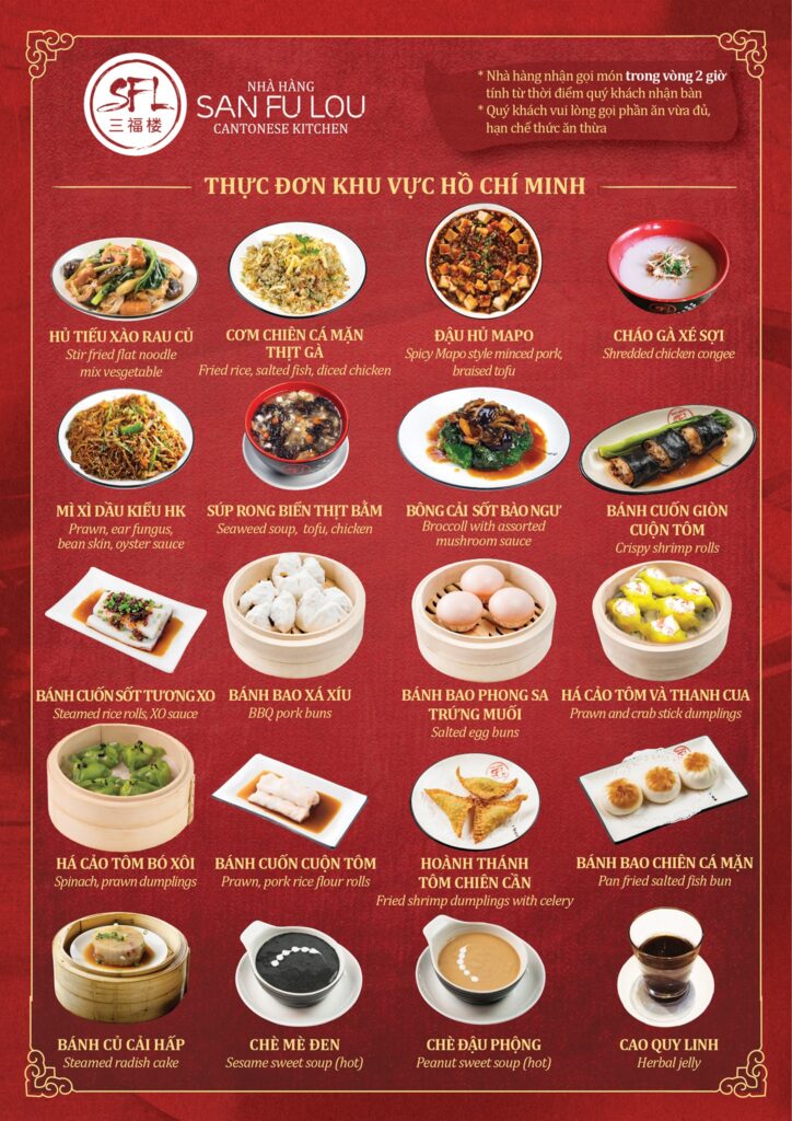 Review San Fu Lou menu - Nhà hàng lẩu đậm chất Trung Hoa