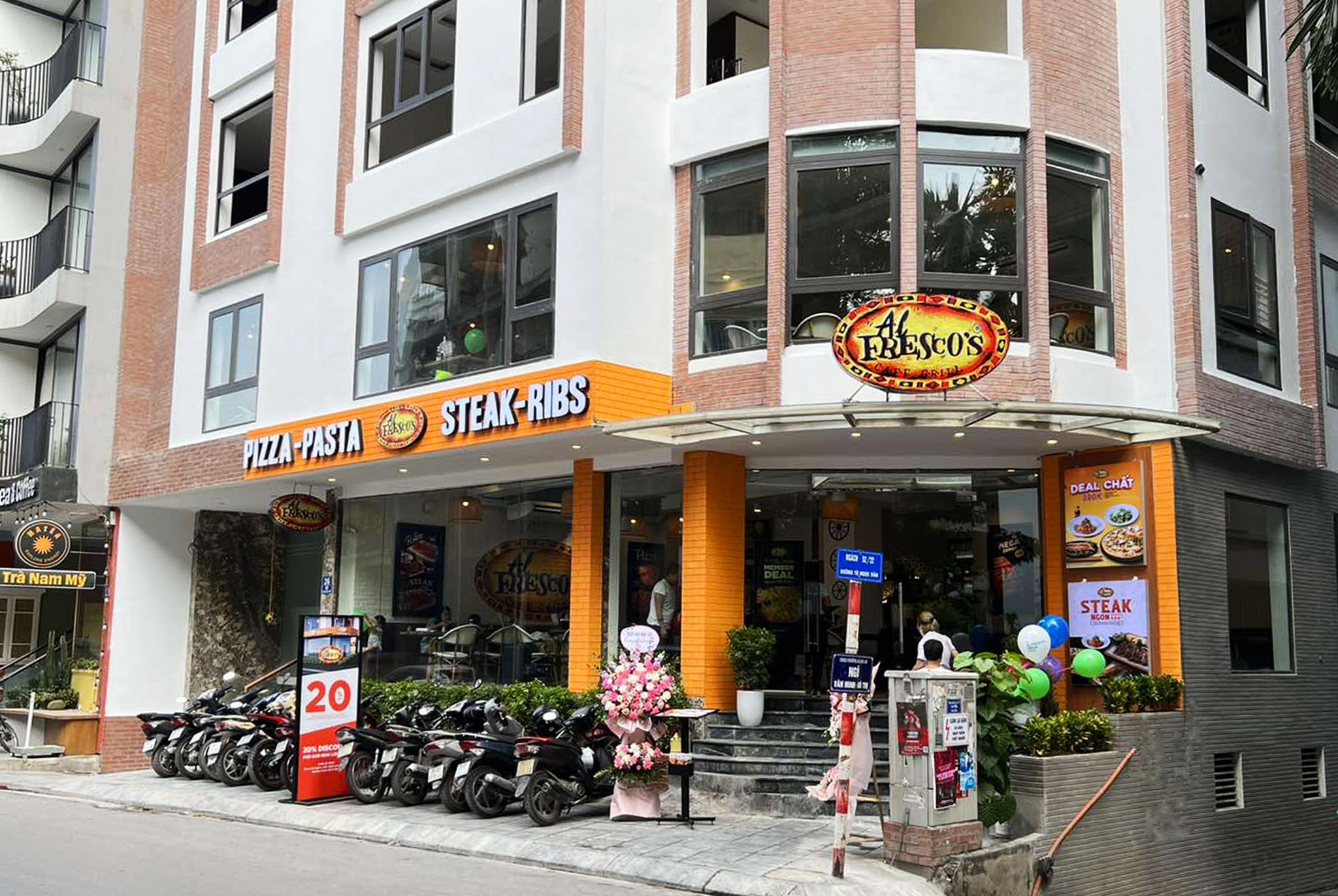 Review pizza Alfresco menu - Chuỗi pizza phong cách Mỹ