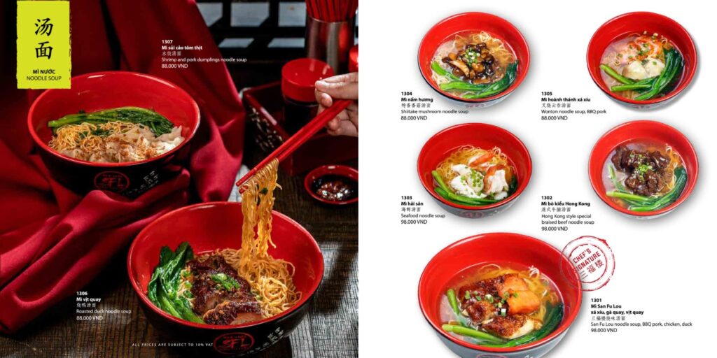 Review San Fu Lou menu - Nhà hàng lẩu đậm chất Trung Hoa